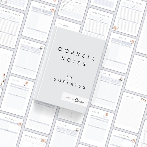 Printable Cornell Notes Template Goodnotes Digital Note - Etsy