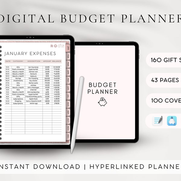 Budget Planner - Etsy