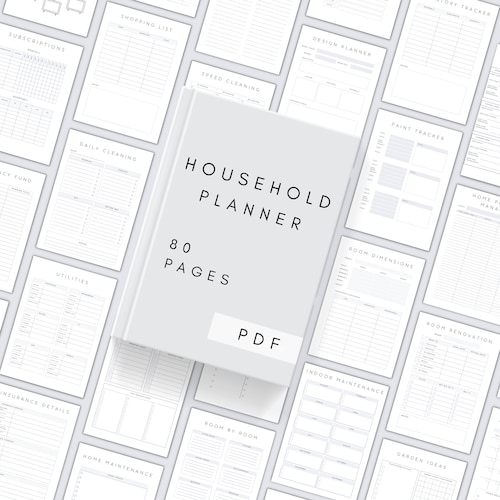 Printable House Management Binder Digital Household Planner - Etsy