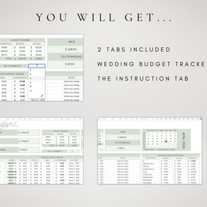 Digital Wedding Budget Tracker | Wedding Expense Tracker | Finance ...