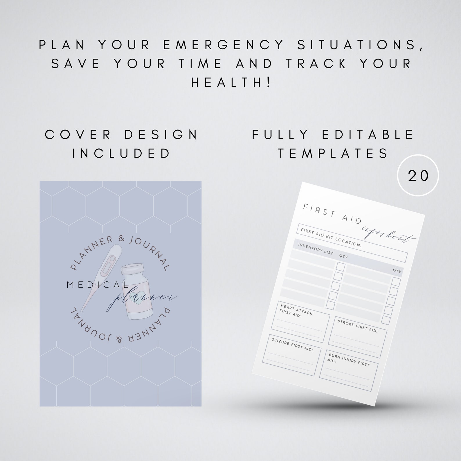 Medical Planner Medical Printables Healthcare Planner - Etsy