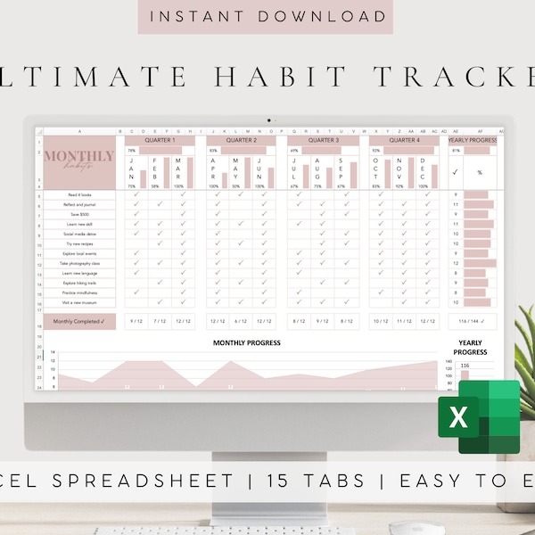 Tracker Excel - Etsy