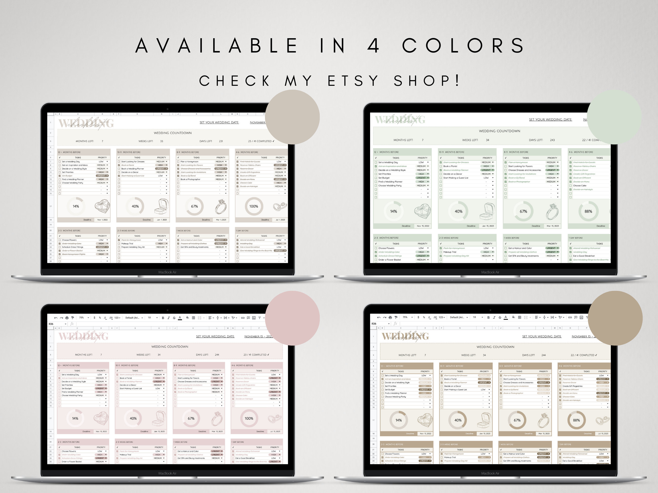 Wedding Guest List Spreadsheet | Wedding Guest Plan | Wedding Guest ...
