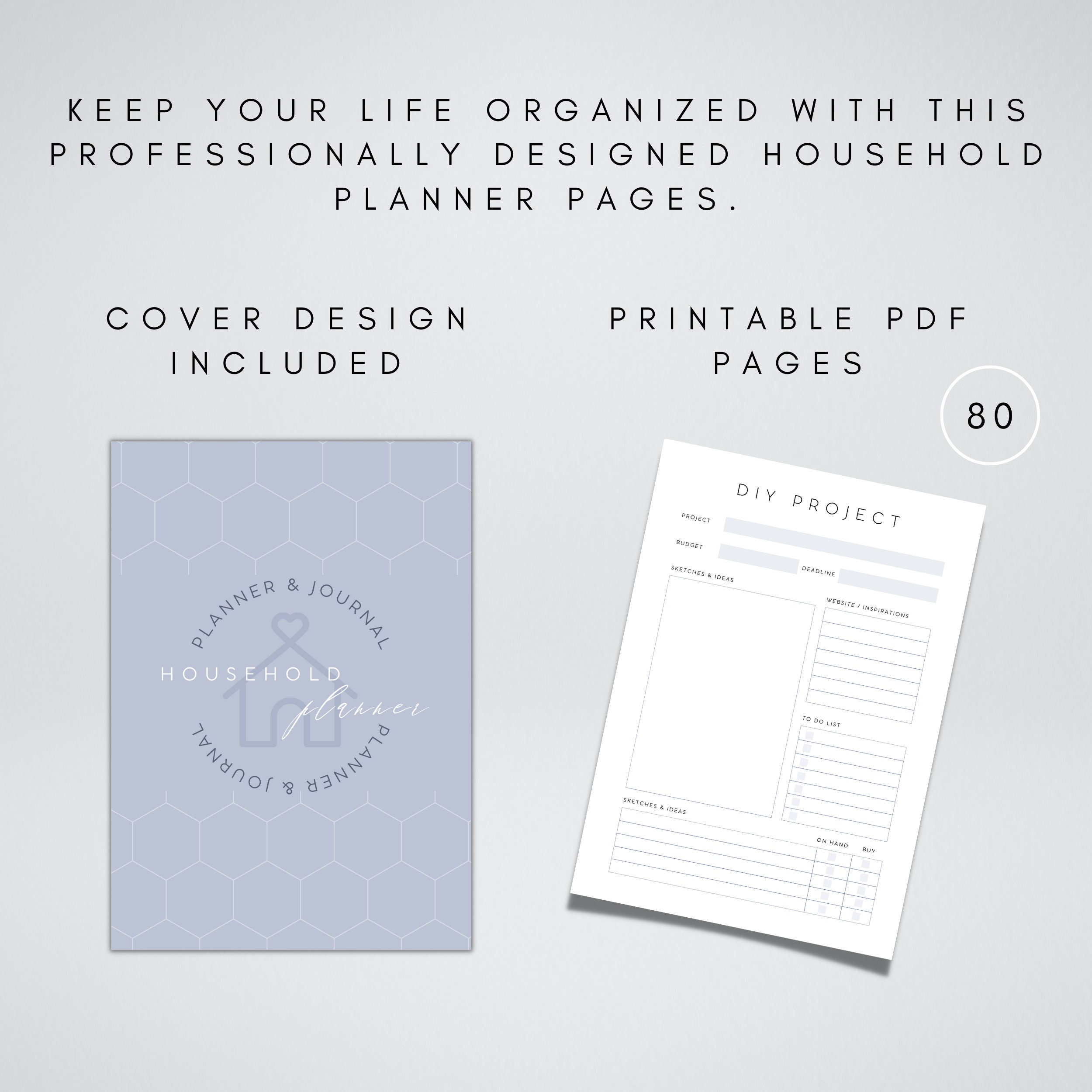 Printable House Management Binder | Digital Household Planner | Life ...
