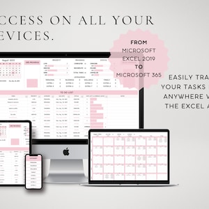 Excel Task Tracker Template| Excel Planner Spreadsheet Monthly to Do ...