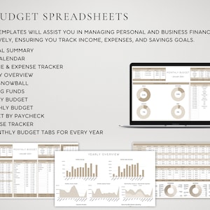 Spreadsheet Template Bundle | Digital Planner Google Sheet | Digital ...
