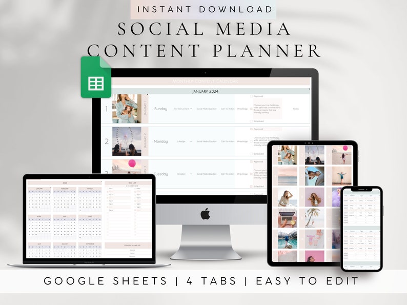 2026 Social Media Planner | Content Planner | Digital Social Media ...