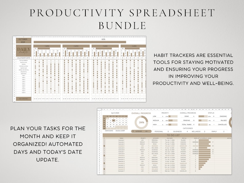 Google Sheets Planner Template | Spreadsheet Template | Planner ...
