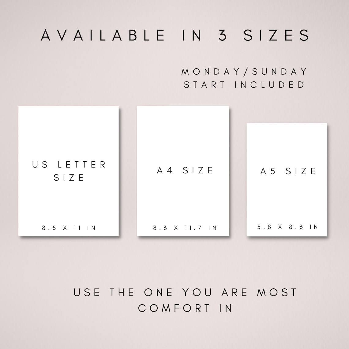 Editable Monthly Planner Template Canva Printable Monthly | Etsy