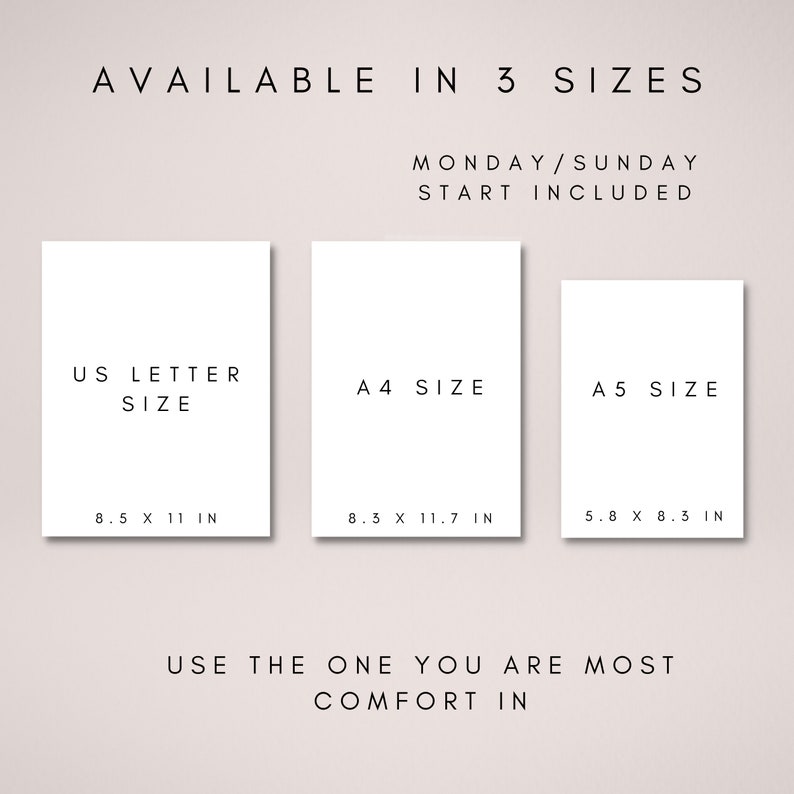 Editable Monthly Planner Template Canva Printable Monthly - Etsy