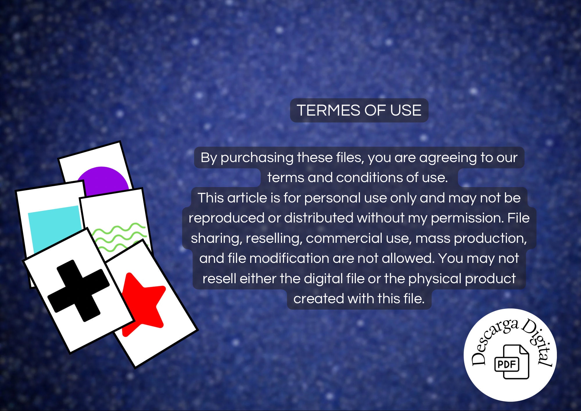 Digital Zener Cards Instant Download ESP Training Cards Meditation and ...