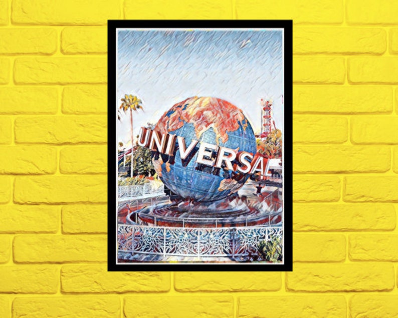 Universal Orlando Watercolour Style Prints, Universal Prints, Universal ...