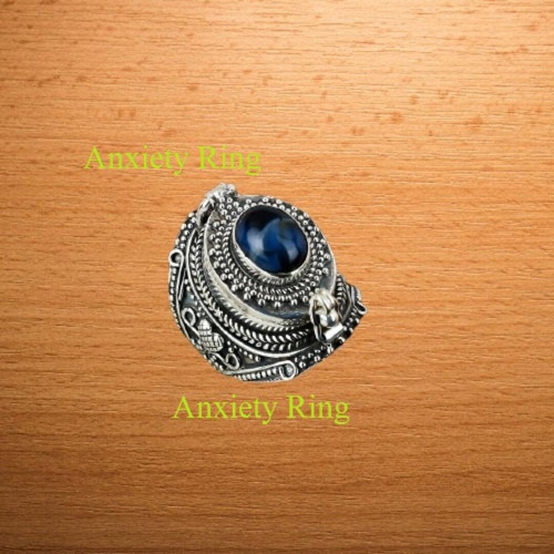 Natural Pietersite Poison Ring, Sterling Silver Ring, Openable Poison ...