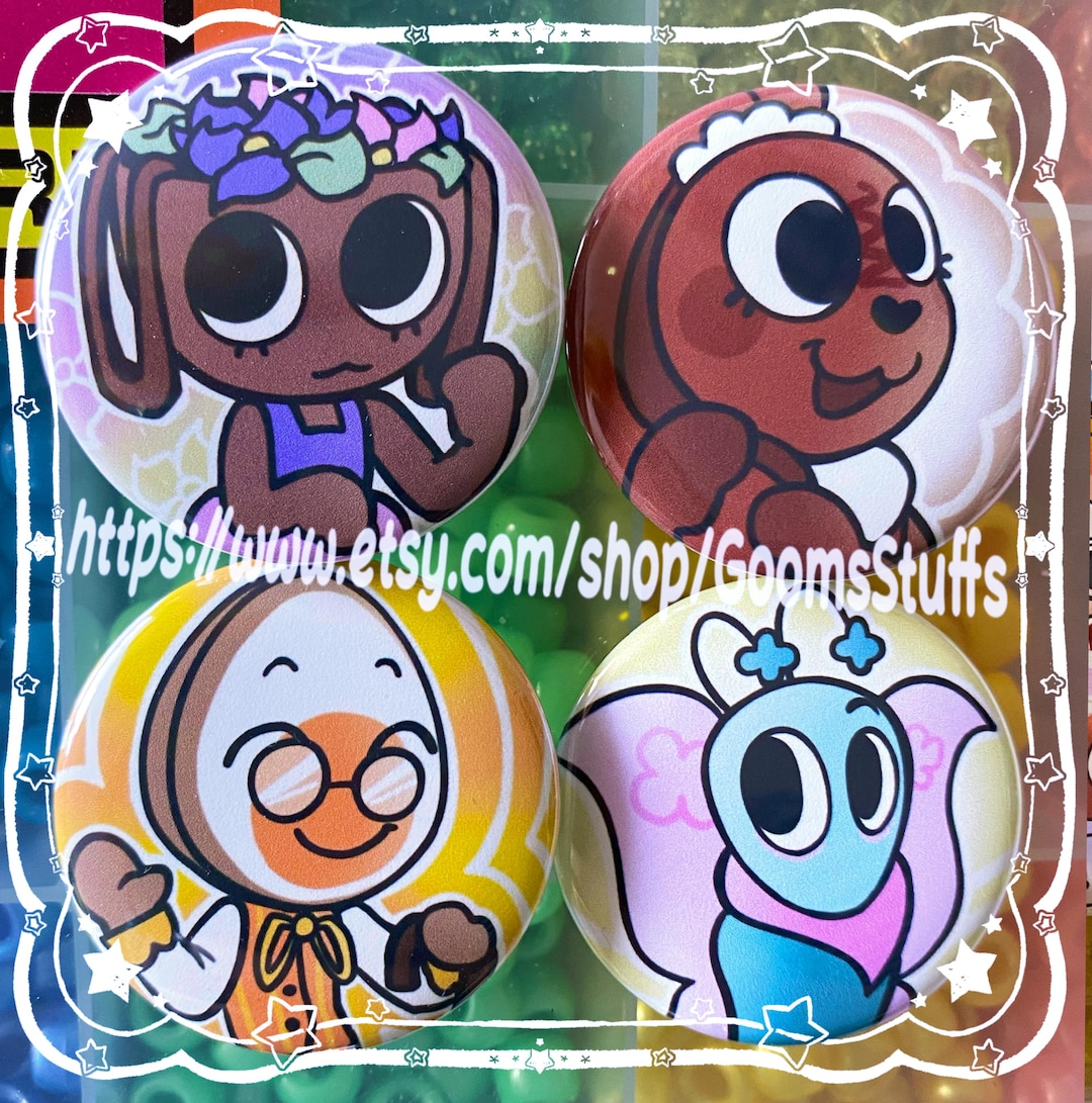 Dandy’s World Easter Toon Buttons! - Etsy