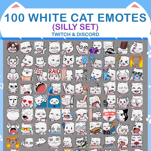 Silly Cat Emotes - Etsy