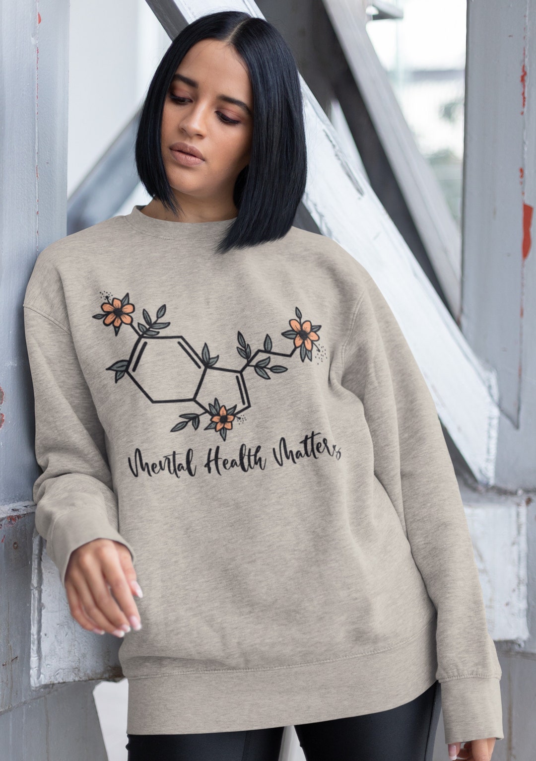 Serotonin Mental Health Awareness Sweatshirt Serotonin - Etsy
