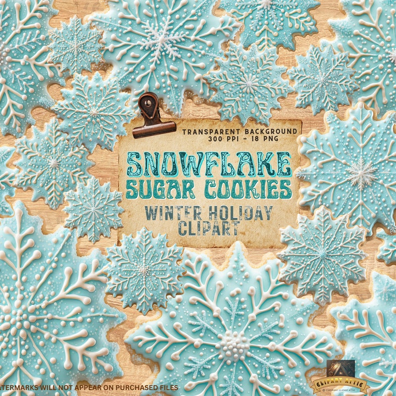 Sugar Cookie Clipart - Etsy