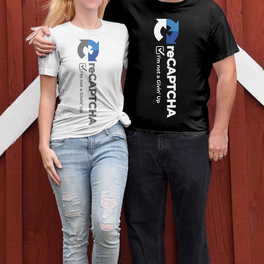 Recaptcha Label | Design T-shirt Printable - Etsy