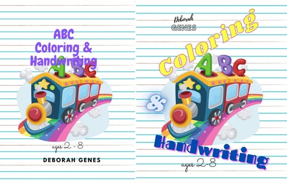 ABC COLORING Tracing and HANDWRITING Book for Children Ages 2 | Etsy