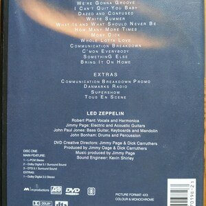 Led Zeppelin 2 DVD Rare Oop - Etsy