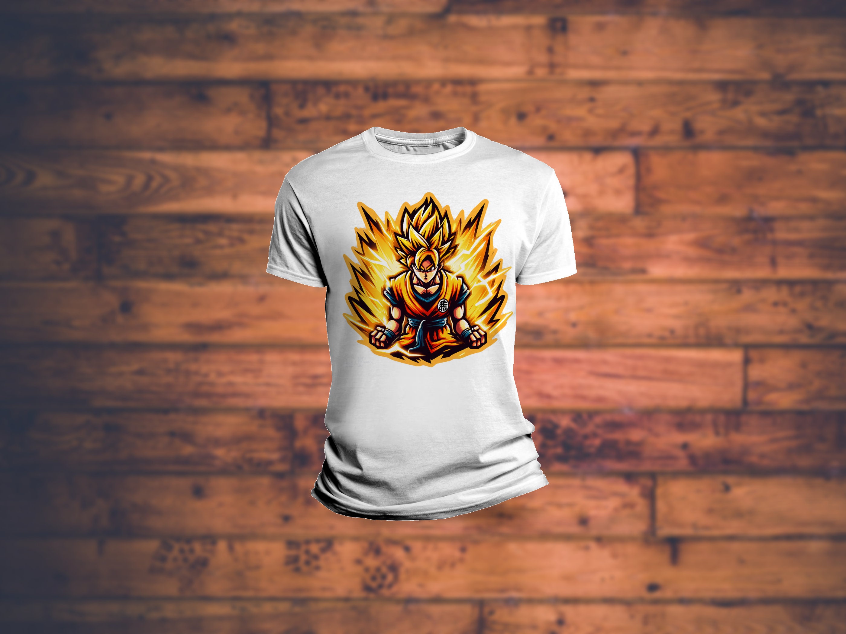Goku Super Saiyan PNG DTG Printing Instant Download - Etsy Australia