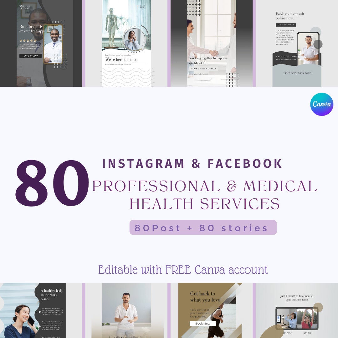 Healthcare Instagram Templates | Medical Instagram Templates | Doctor ...