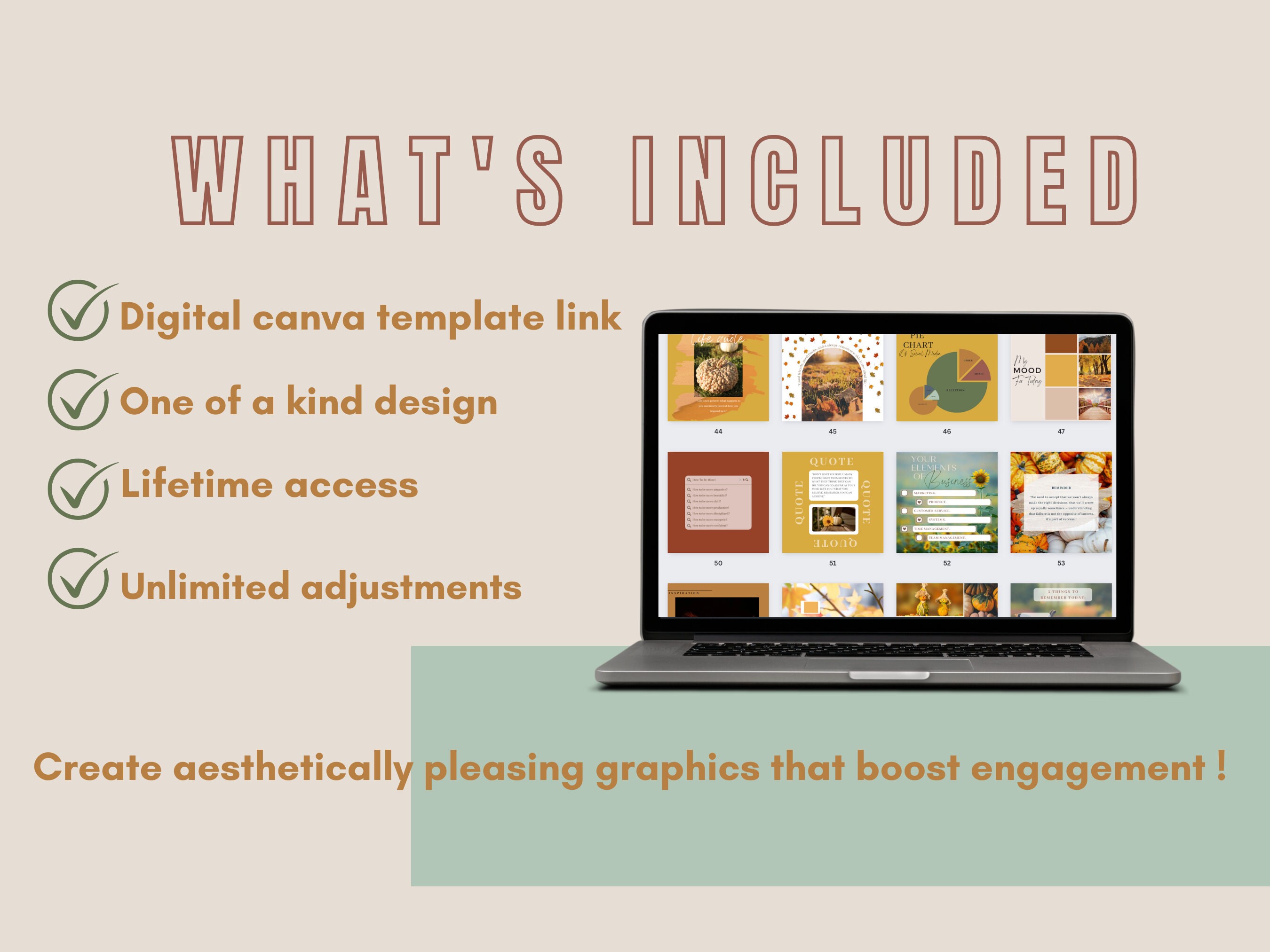 Autumn Social Media Engagement Posts, Thanksgiving Instagram Engagement ...