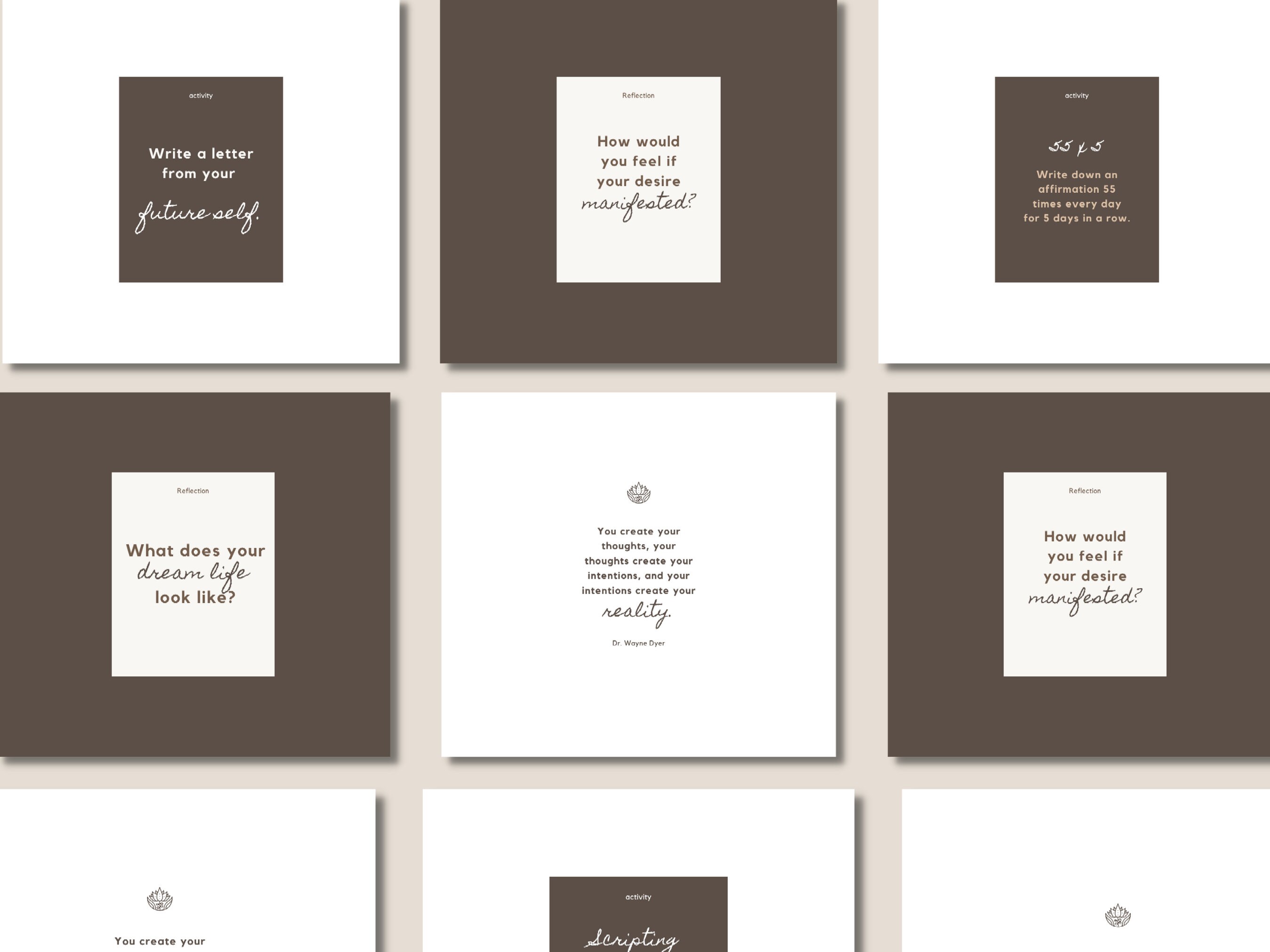 50 Engagement Booster Manifestation Instagram Templates Law - Etsy