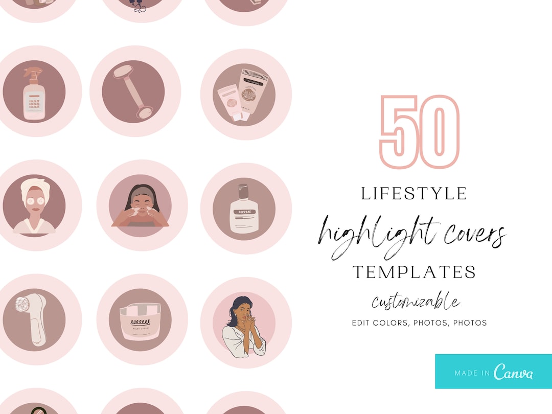 Instagram Stories Cover Instagram Story Covers Rose Dusty Pink Pretty ...