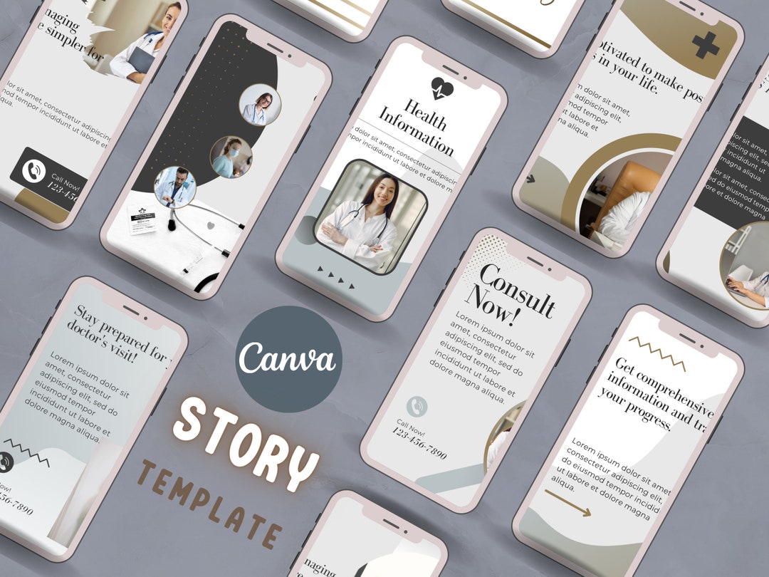 Medical Canva, Doctor Templates, Medical Social Media Post, Medical ...