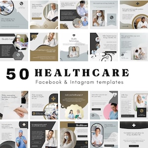 Social Media Templates Medical, Osteopathic Medicine, Medical Canva ...