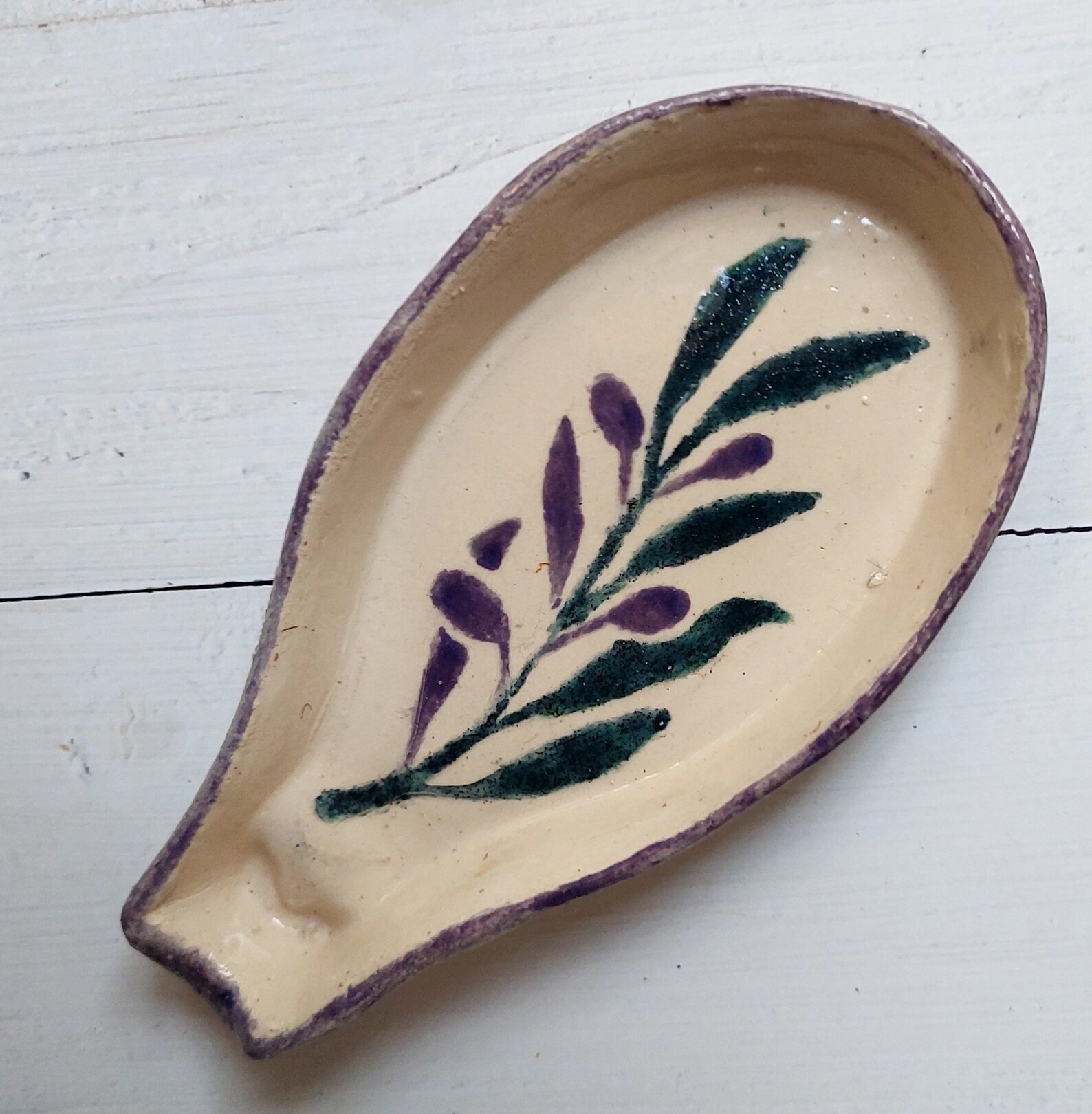Small Spoon Holder, Ceramic Spoon Holder, Ceramic Spoon Rest, Ceramic ...