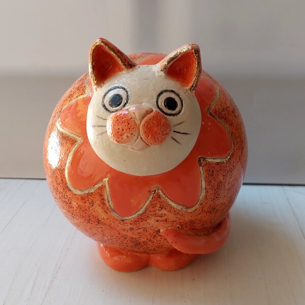 Pottery Cat - Etsy
