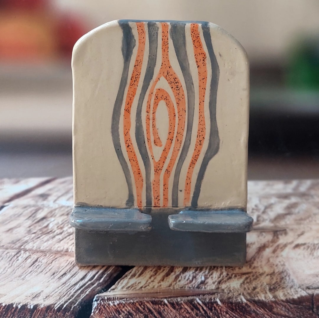 Decorative Phone Stand and Phone Charger Stand,ceramic Handmade Cell ...
