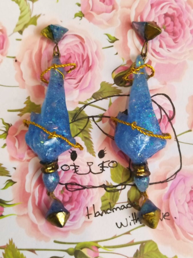 Aetheryte Crystal FFXIV Inspired Earring/charm - Etsy