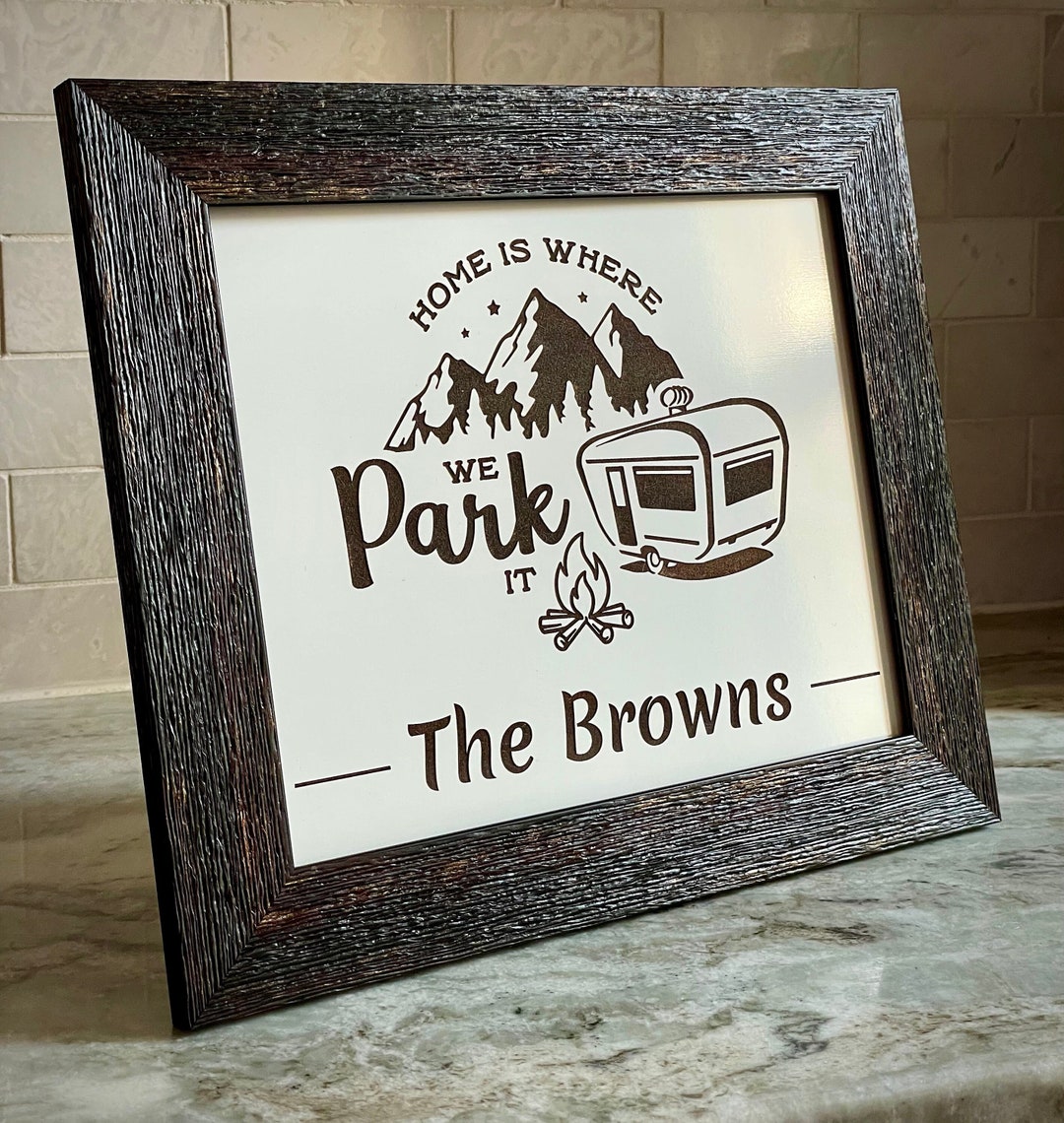 Custom Family Camping Sign - Etsy