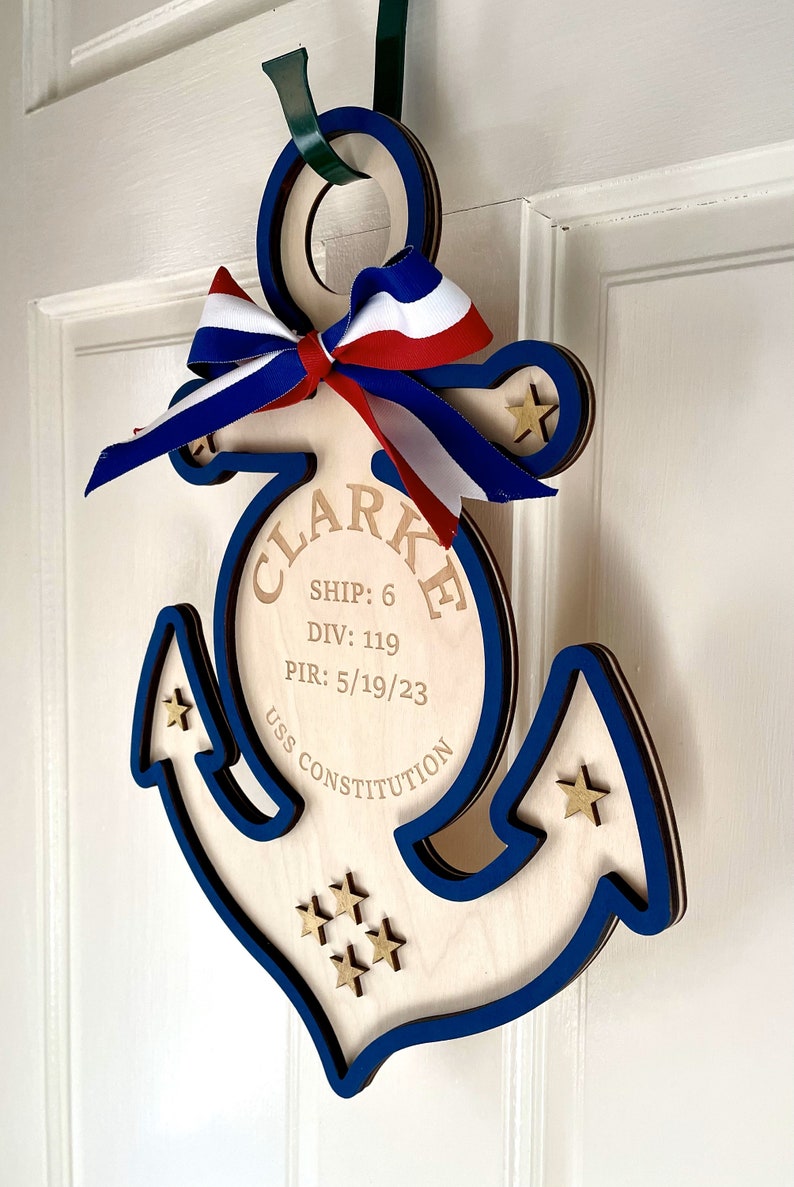 PIR Anchor - Navy Bootcamp Graduation - Pass in Review - Custom ...