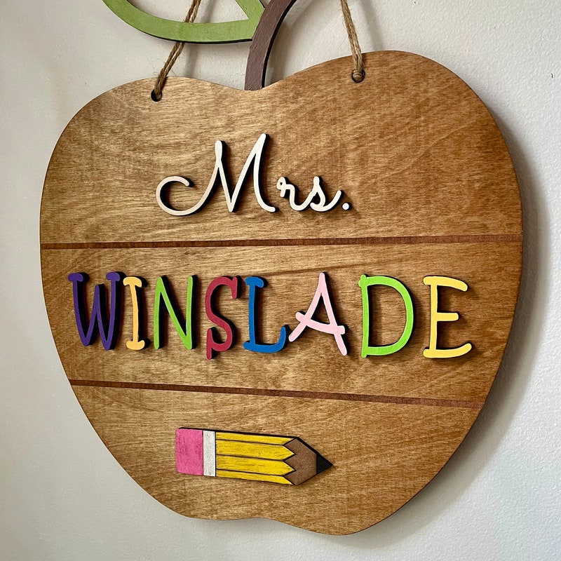 Teacher Sign - Etsy