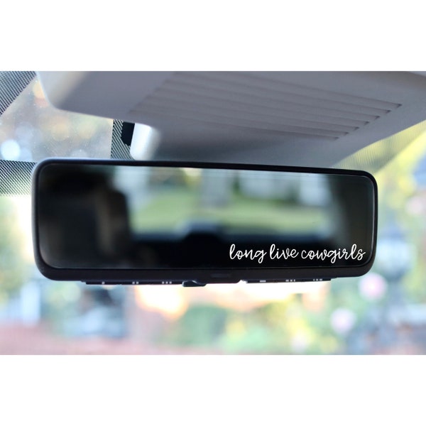 Rear View Mirror Decal Svg - Etsy