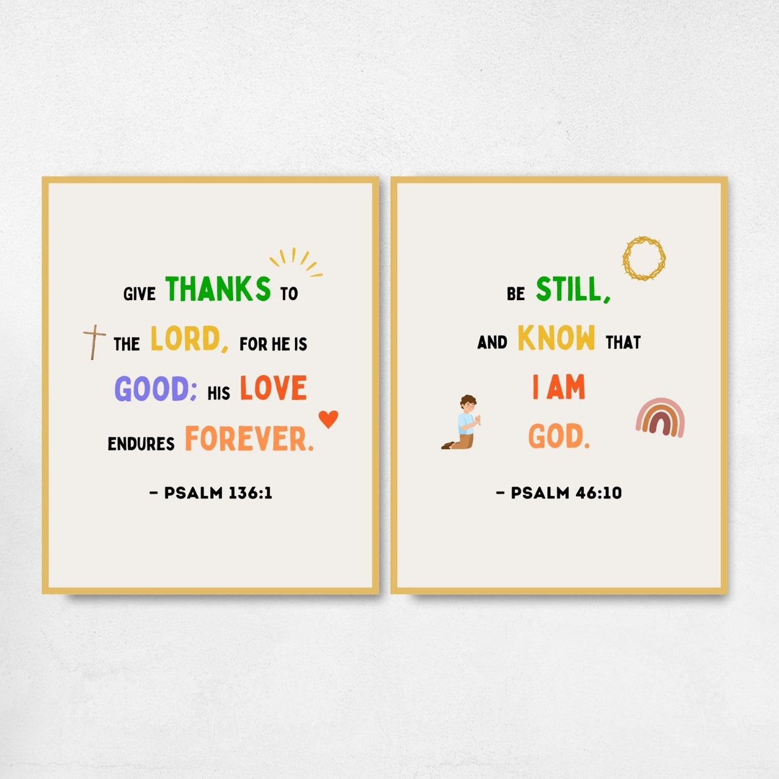 Bible Verses Posters, Catholic Classroom Decor, Christian Homeschool ...