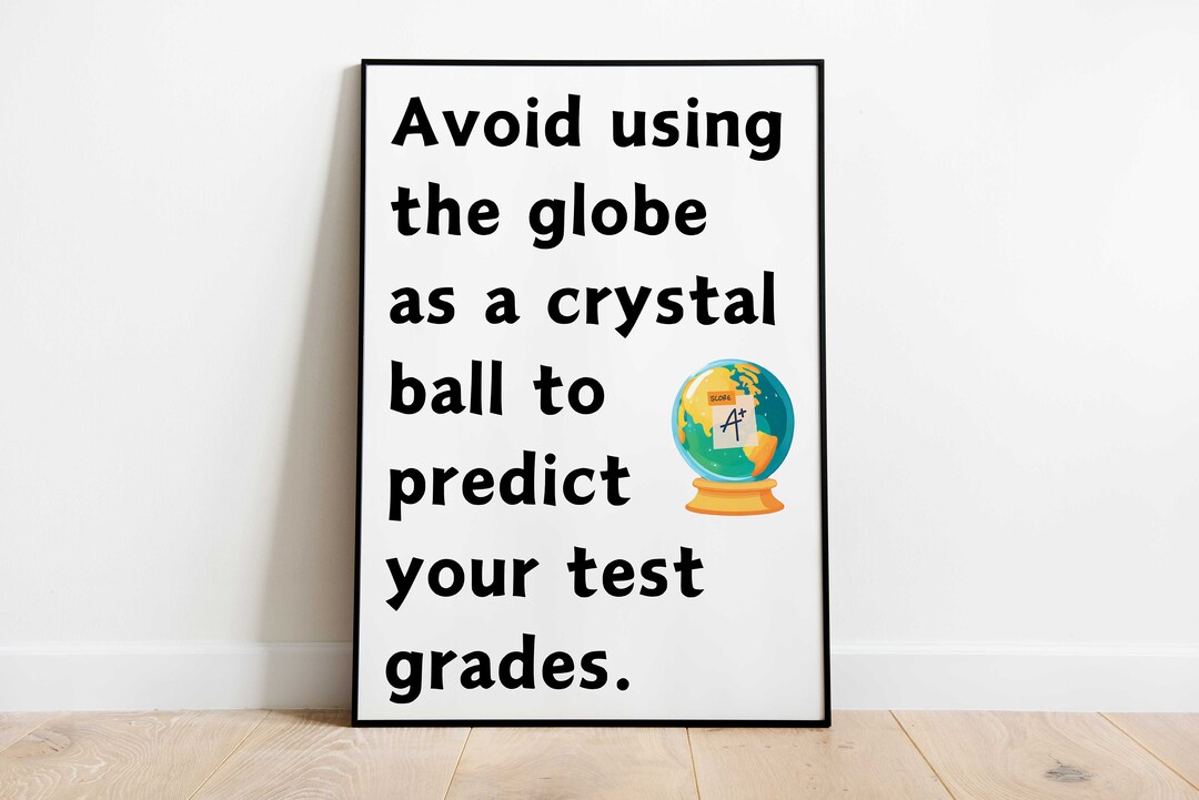 Funny Classroom Rules Poster for Geography Classroom Decor, Earth ...