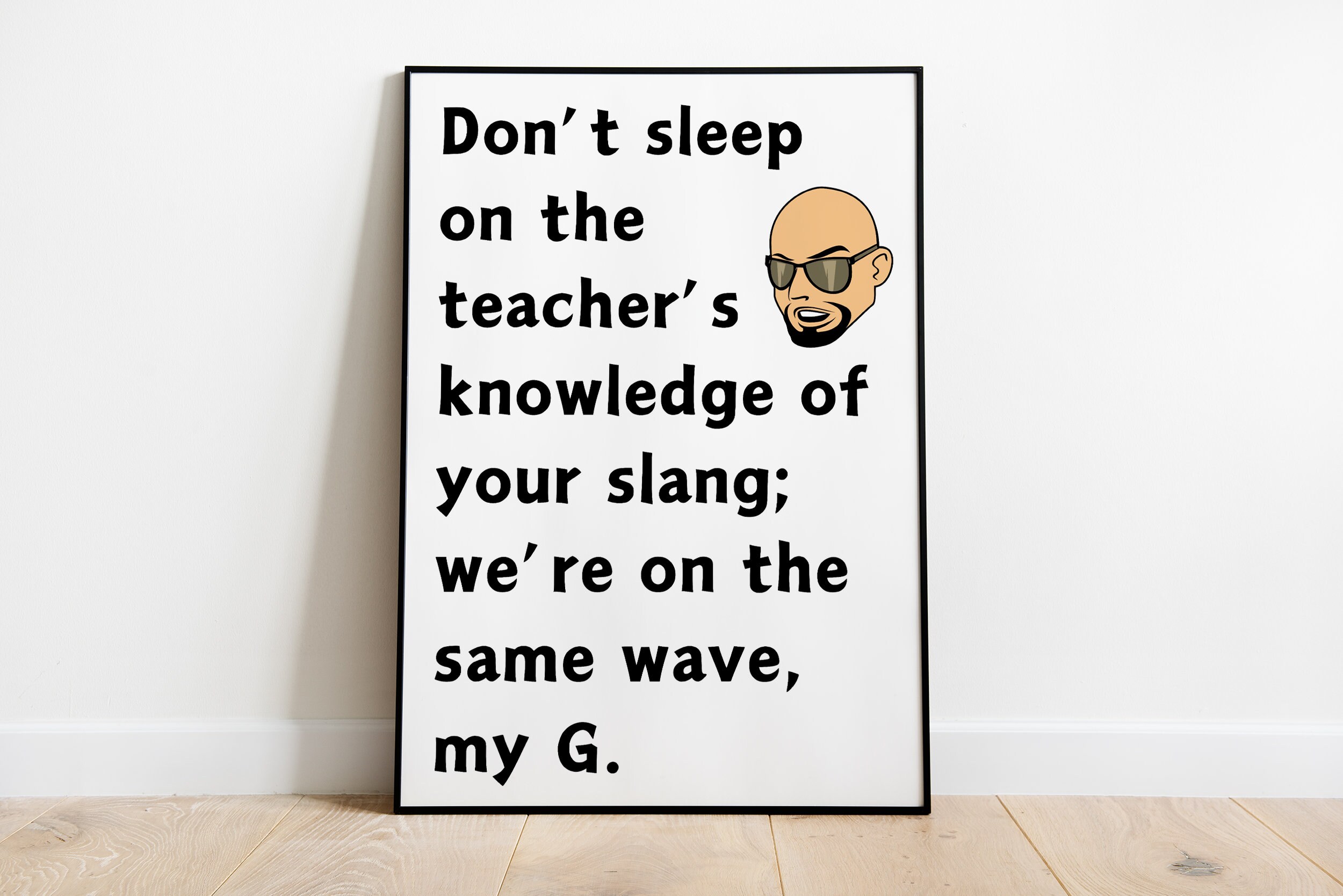 Funny Classroom Rules Printable Poster for High School Students ...