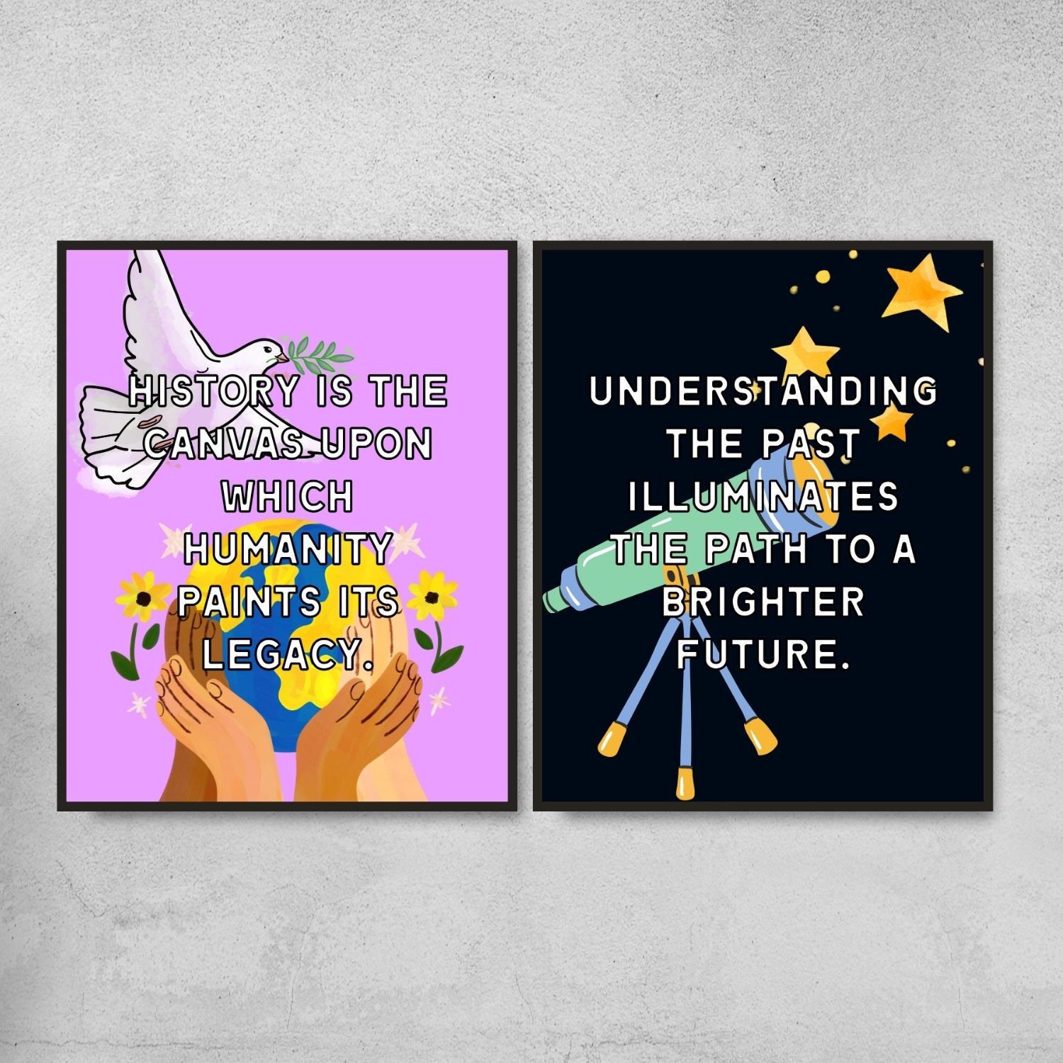 Quotes for History Classroom Decor Social Studies Classroom - Etsy