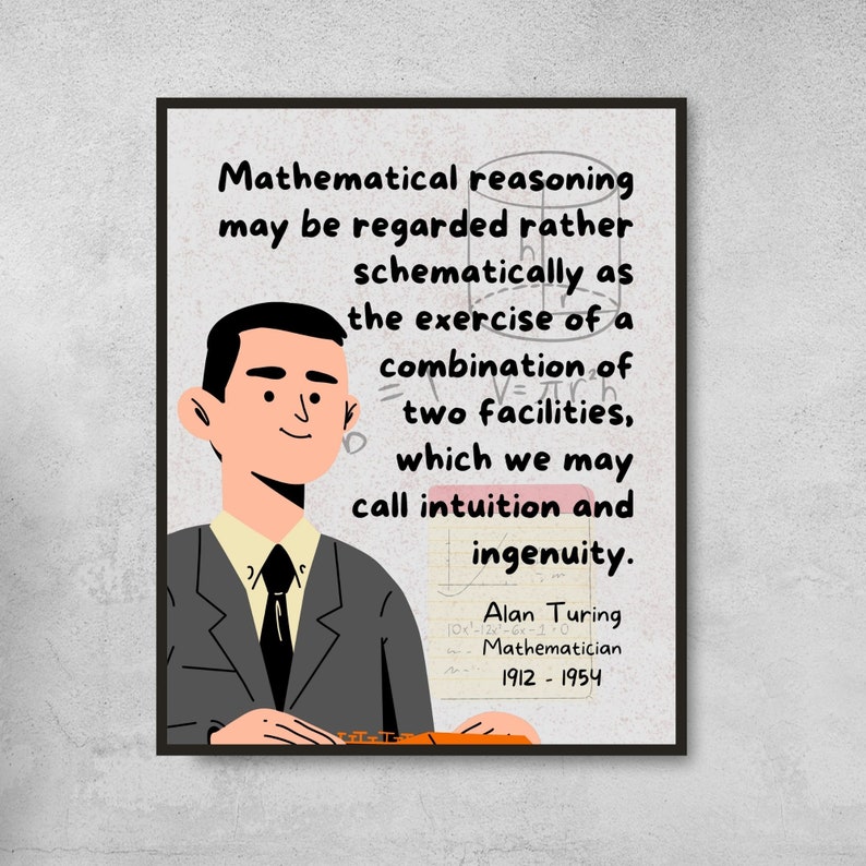 Set of 8 Famous Mathematicians Quotes Posters Digital - Etsy