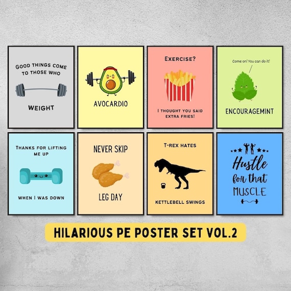 Funny Exercise Posters