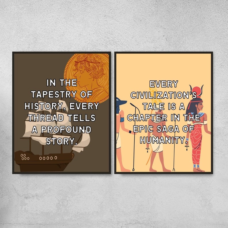 Quotes for History Classroom Decor Social Studies Classroom - Etsy