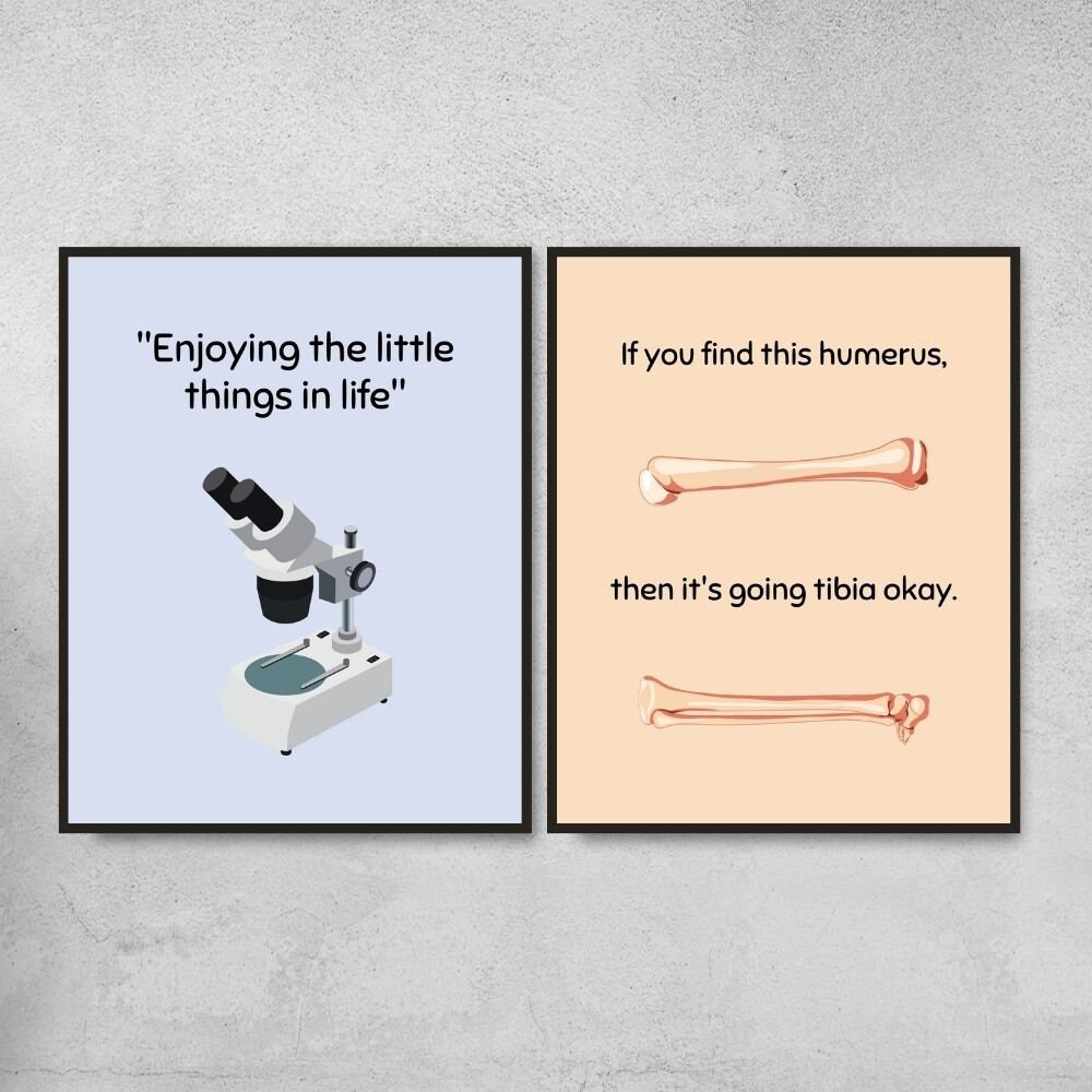 Funny Biology Posters for Biology Classroom Decor, Popular Science ...