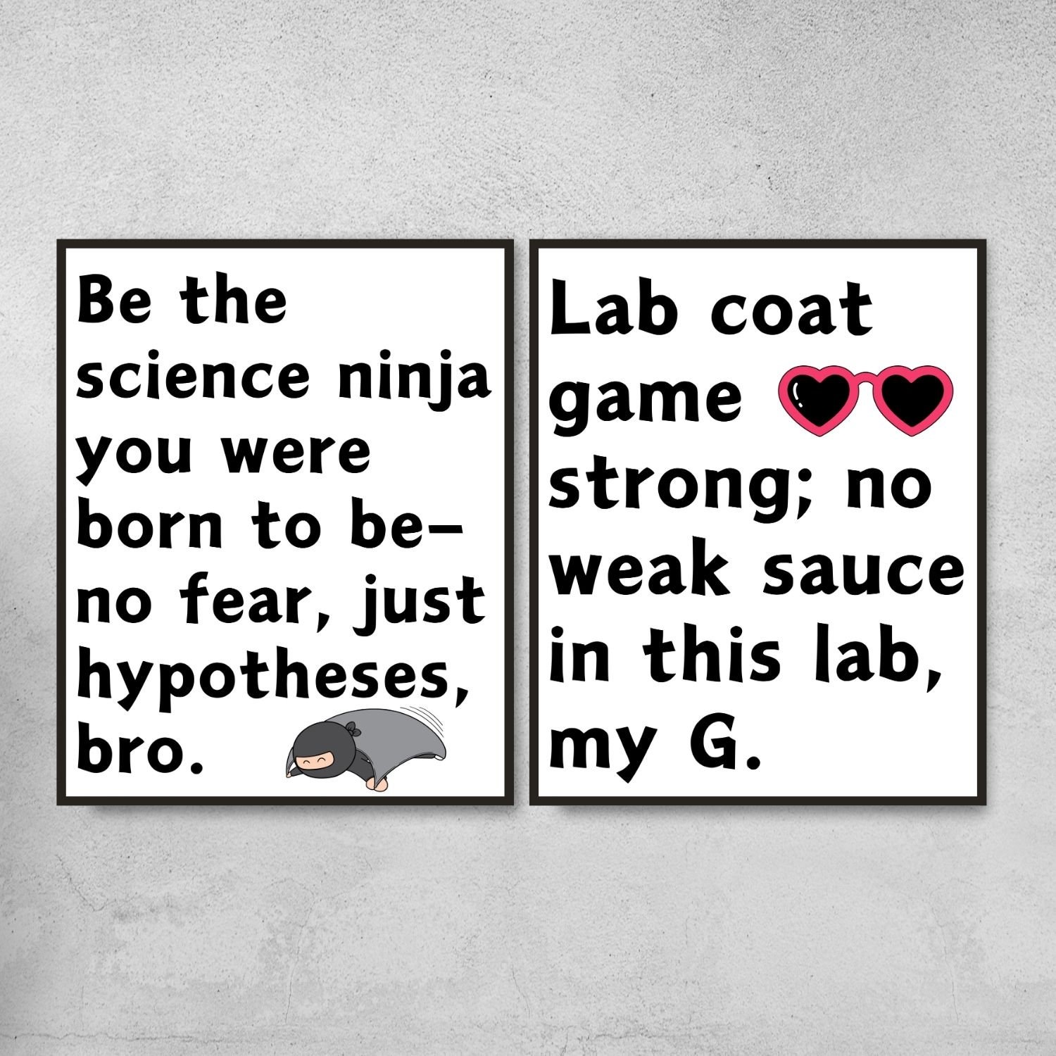 Funny Science Laboratory Rules Printable Posters, Science Classroom ...