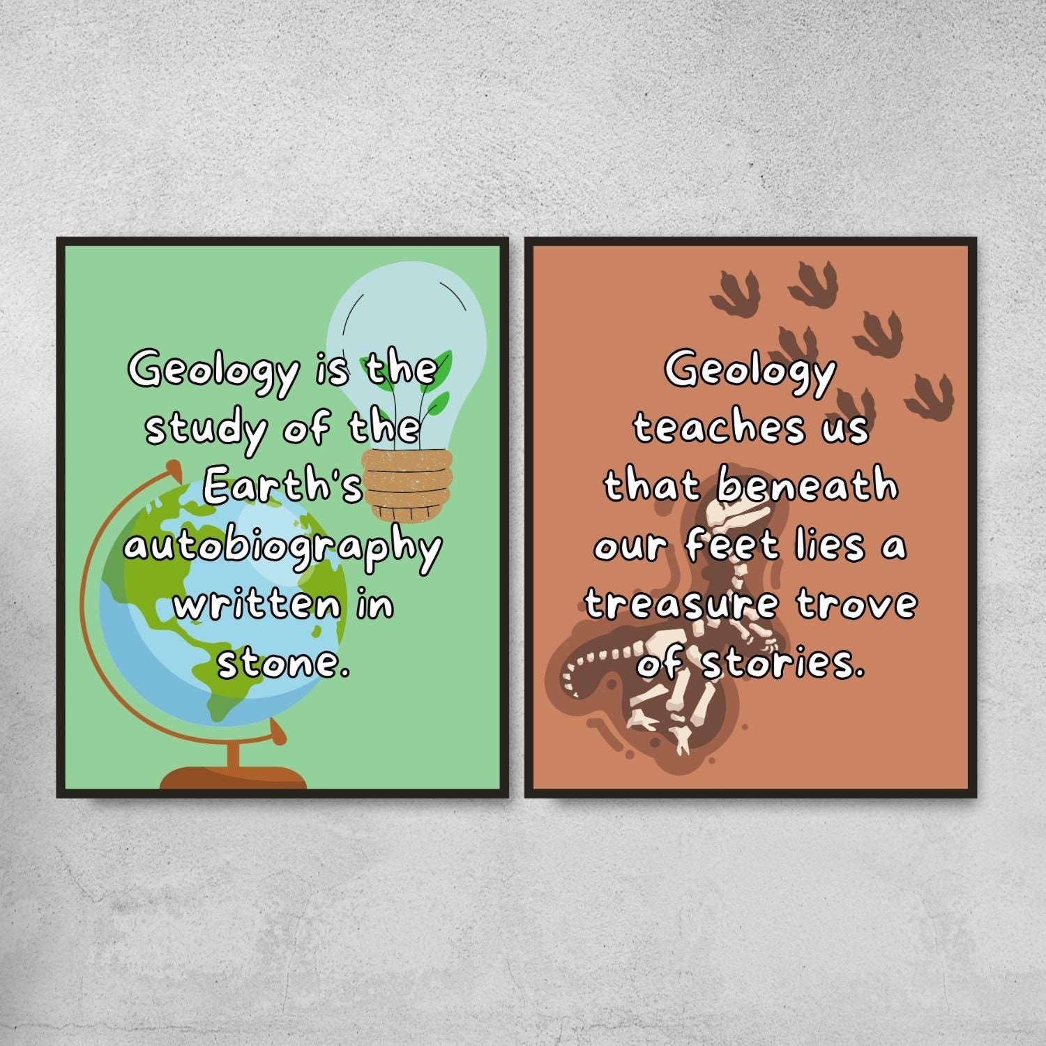 Geology Quotes Classroom Posters & Flashcards, Homeschool Geology ...