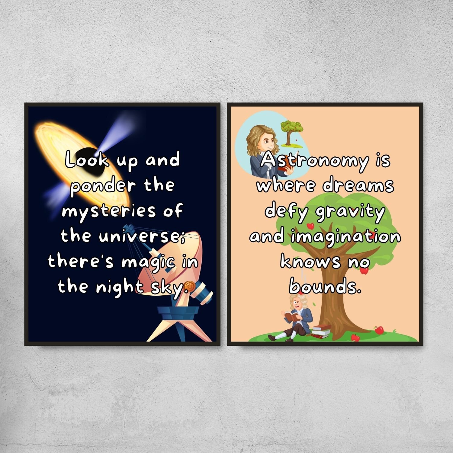 Quotes on Astrophysics for Science Classroom Decor, Outer Space Party ...